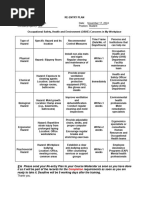 OSHE Re-Entry Action Plan Template | PDF | Personal Protective ...