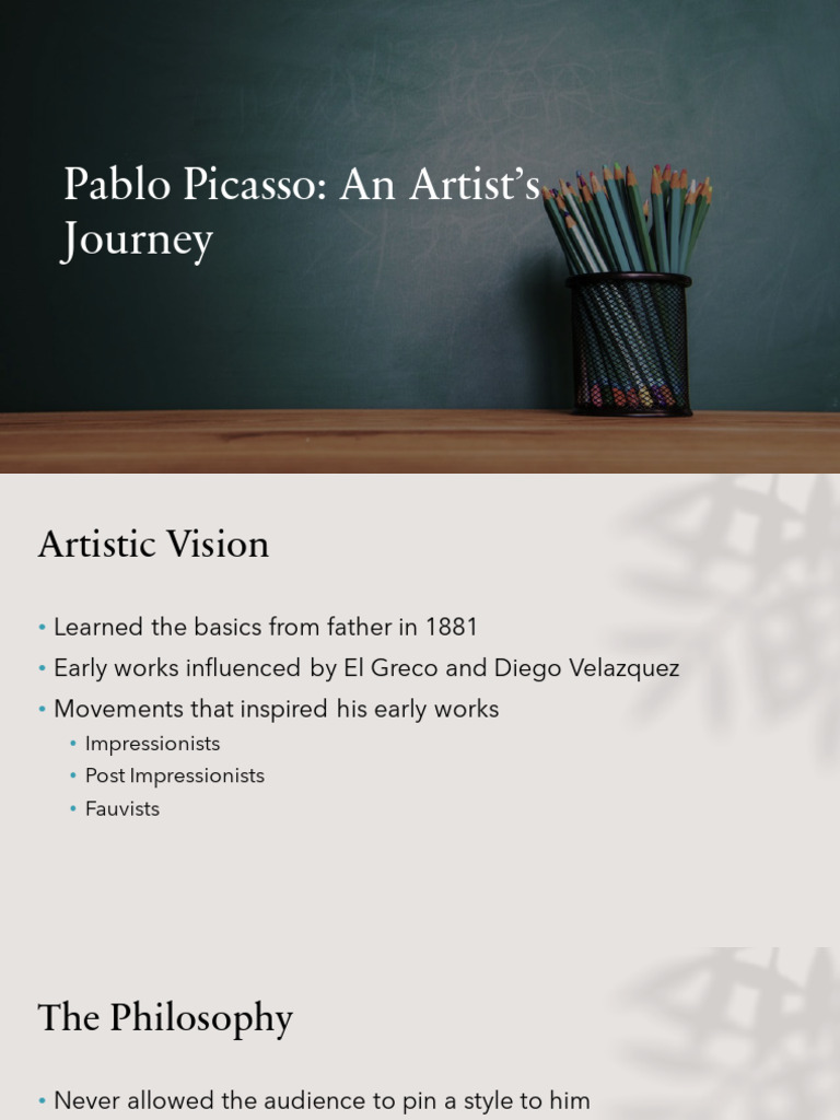 Pablo Picasso - An Artist's Journey | PDF