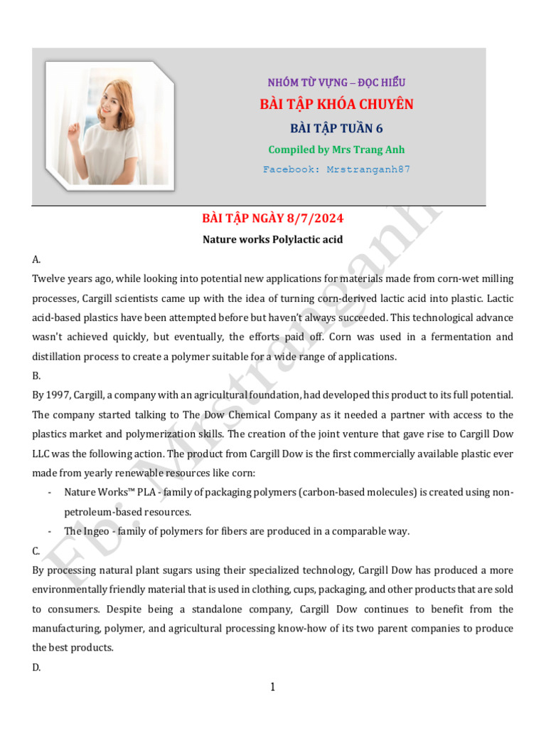 (TV DH) Bai Tap Tuan 6 Khoa Chuyen | PDF | Urbanization | Infrastructure