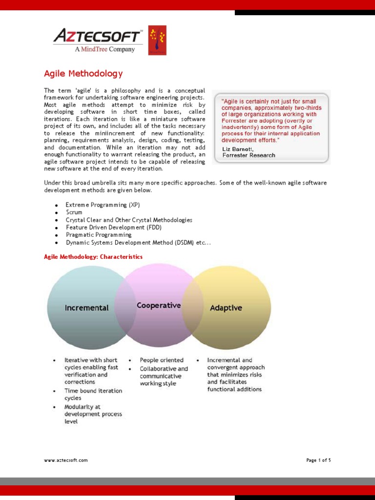 Agile Methodology | PDF | Agile Software Development | Software ...