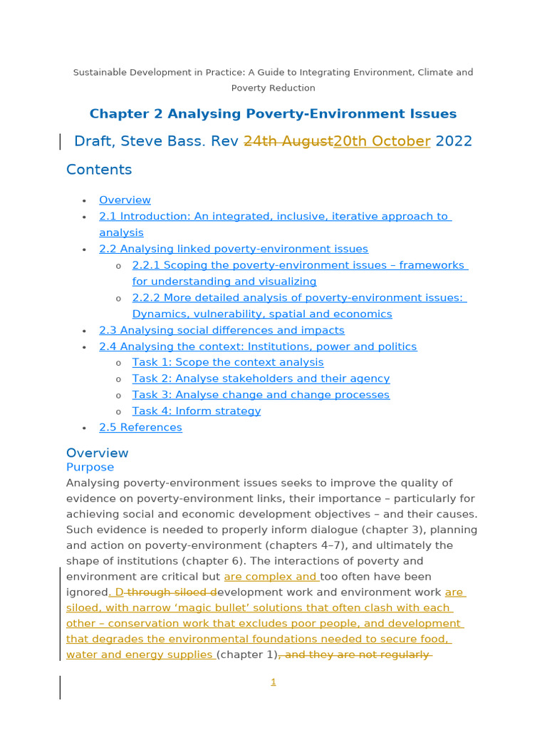Chapter 2 Analysis SB 20 October | PDF | Poverty | Poverty & Homelessness