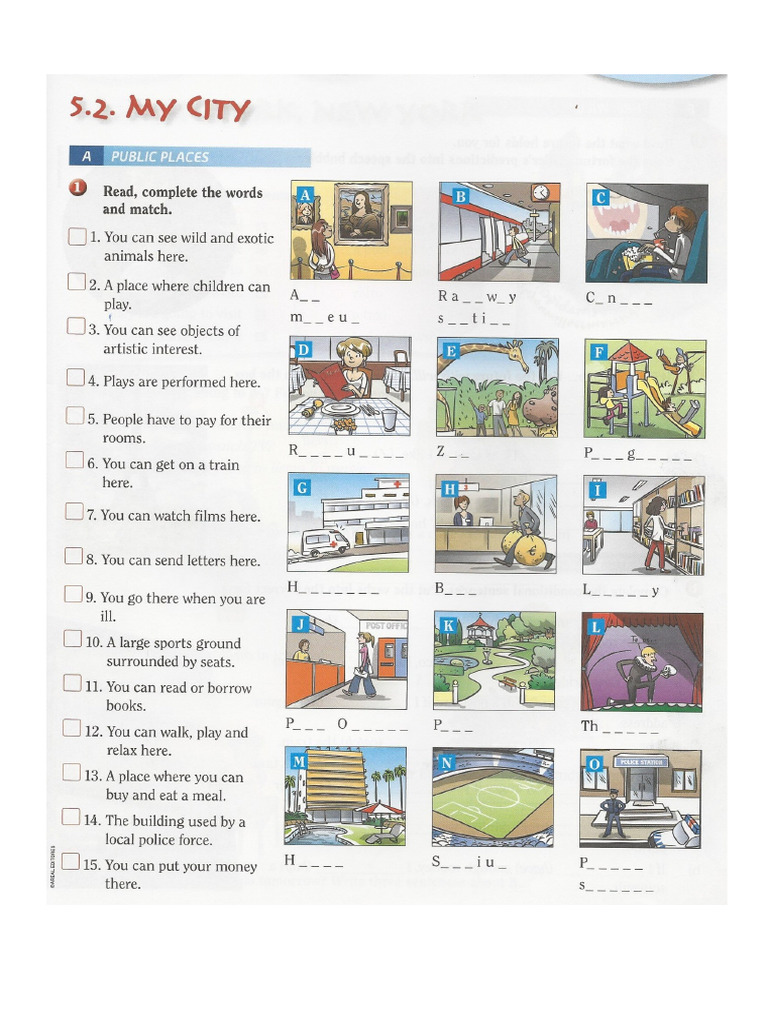 Public Places & Shops | PDF