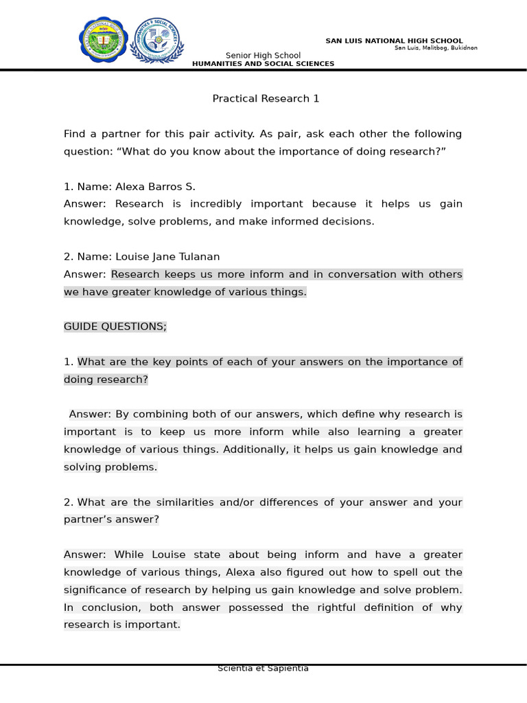 HUMSS-Template (10) | PDF | Knowledge | Science