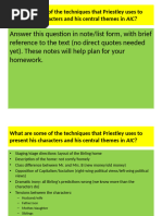 AIC 4. Critical Theory in an Inspector Calls Grade 9 | PDF | Sigmund ...