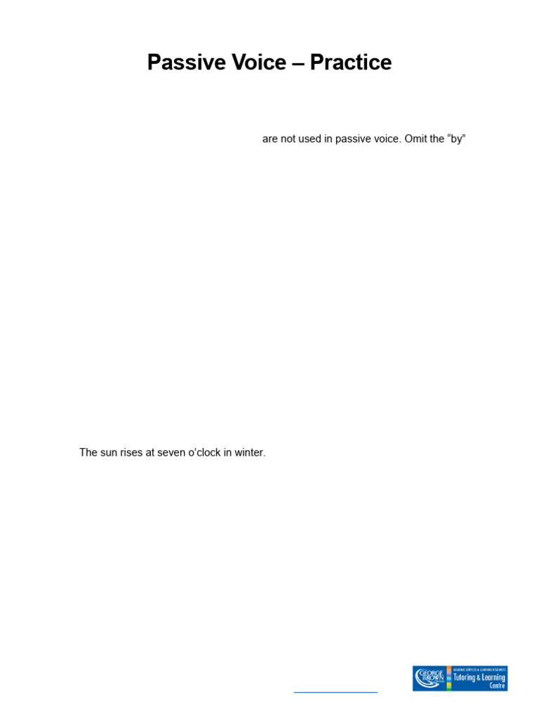 Passive Voice - Practice | PDF | Verb | Semantic Units