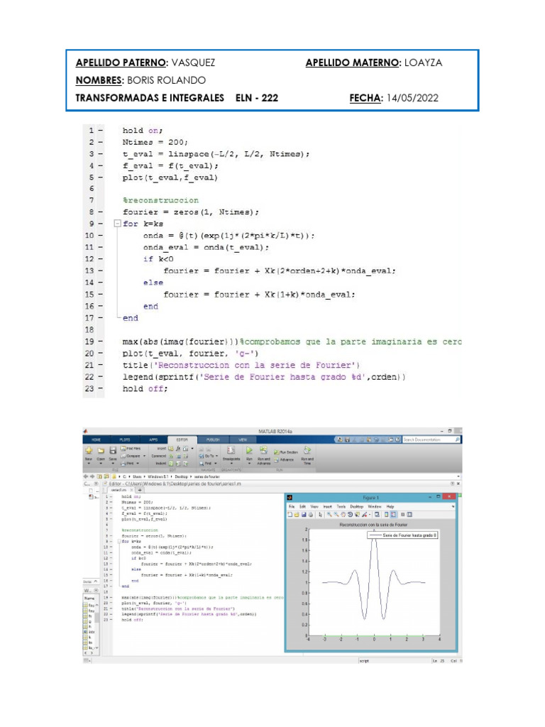 Simulación en Matlab | PDF