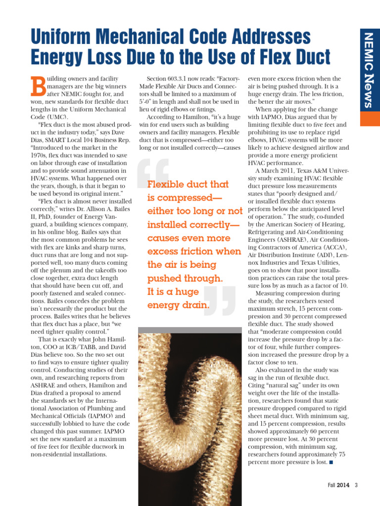 Flexible duct | PDF | Duct (Flow) | Building