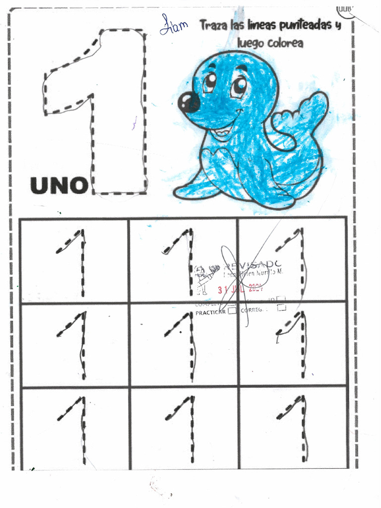 Trazo Número 1 | PDF