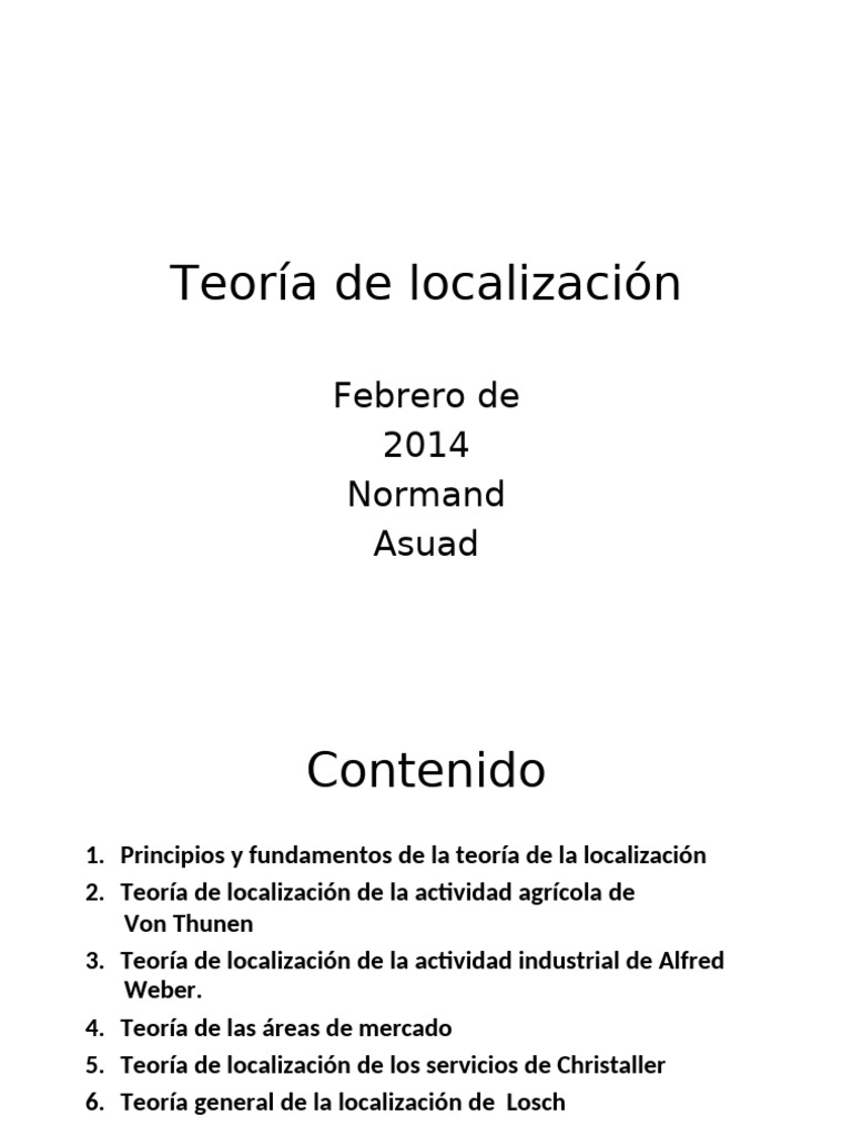Teoría de Localización Económica y Costos | PDF | Monopolio | Mercado ...