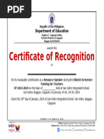 Inset 2024-Certificate | PDF