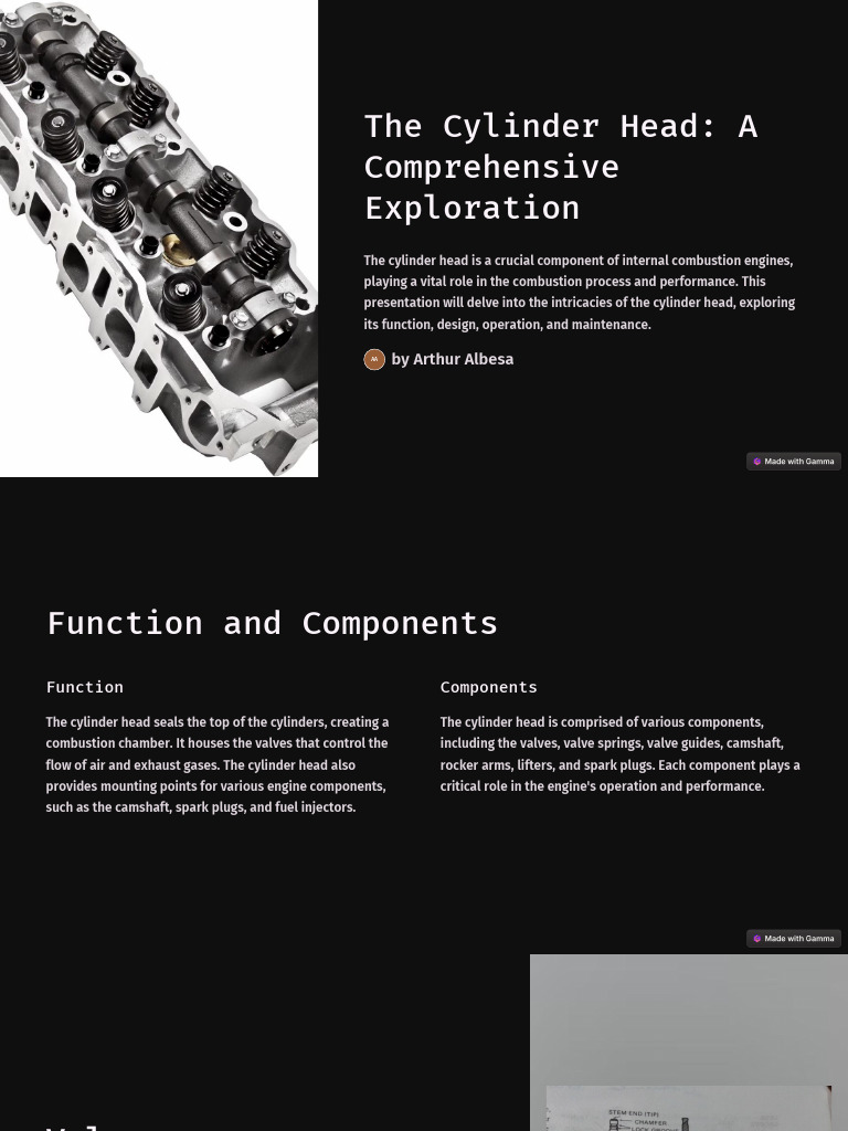 CYLINDER HEAD | PDF | Internal Combustion Engine | Engines