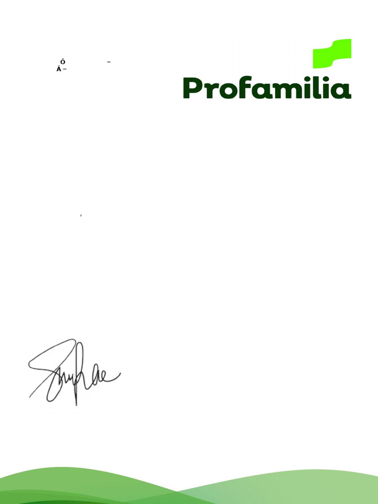 Certificado Laboral Profamilia 2024 | PDF