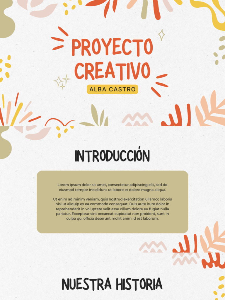 Proyecto Creativo Alba Castro | PDF