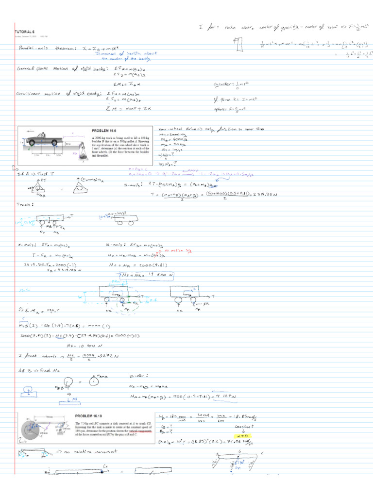 TUTORIAL 6 - Notes by Ms. Niki Monjazeb | PDF
