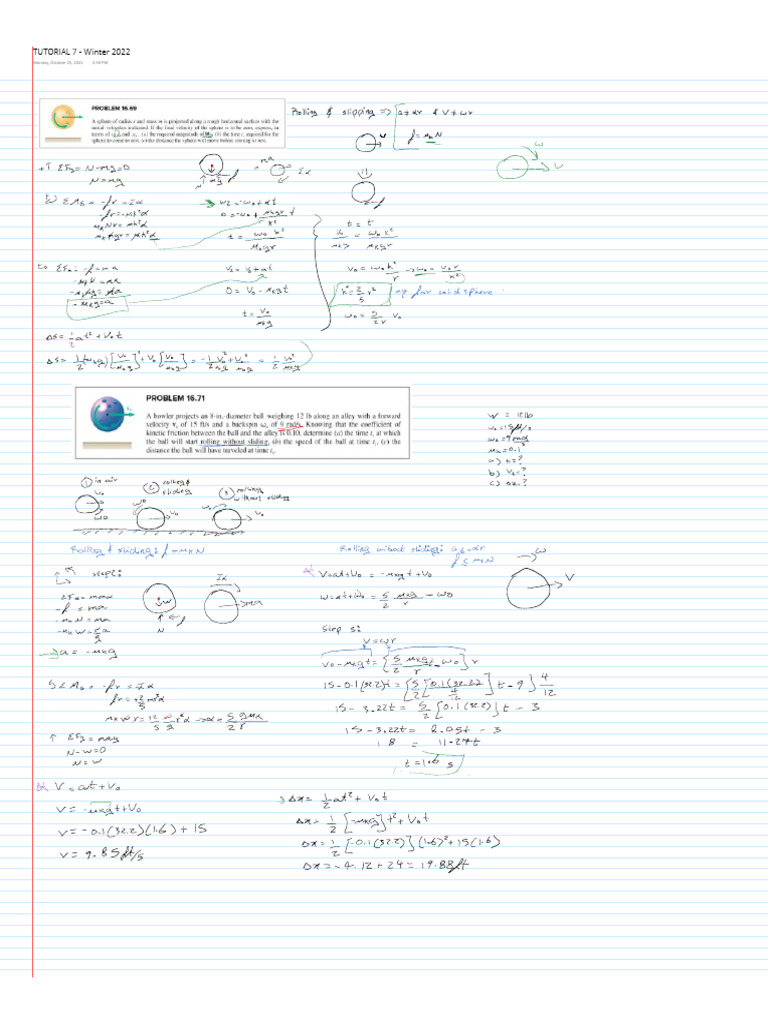 TUTORIAL 7 - Notes by Ms. Niki Monjazeb | PDF