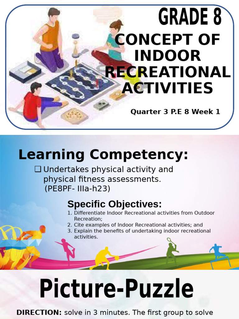 Understanding Indoor Recreational Activities | PDF | Recreation ...