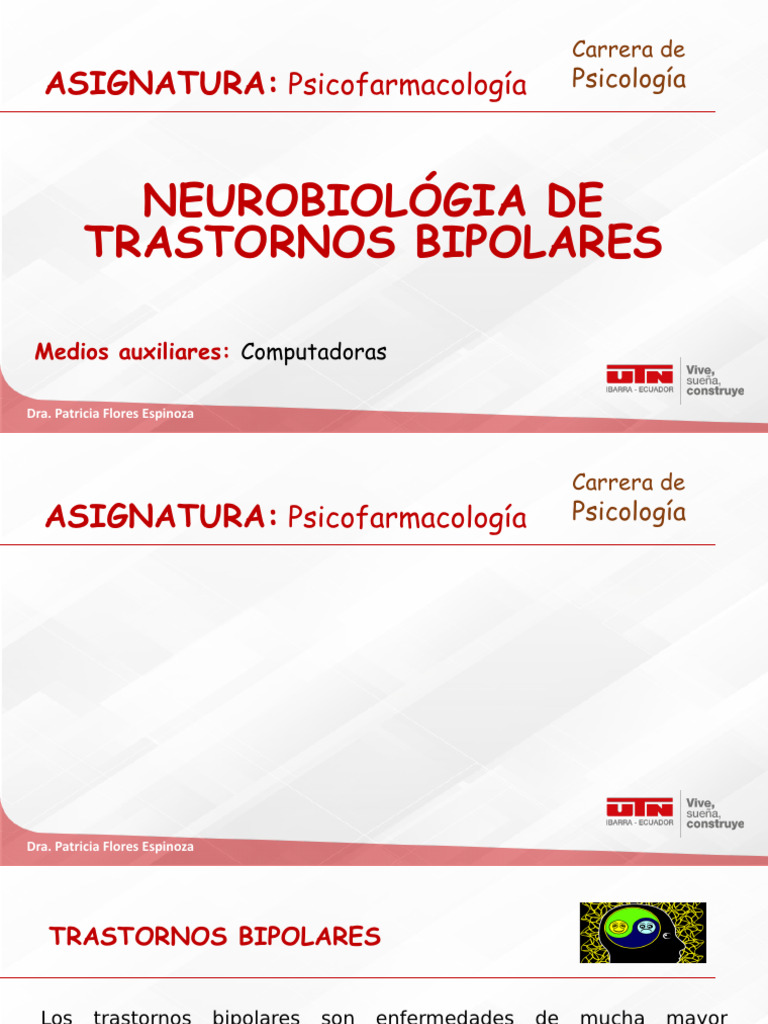 Neurobiología de Los Trastornos Bipolares PDF | PDF | Desorden bipolar | Manía