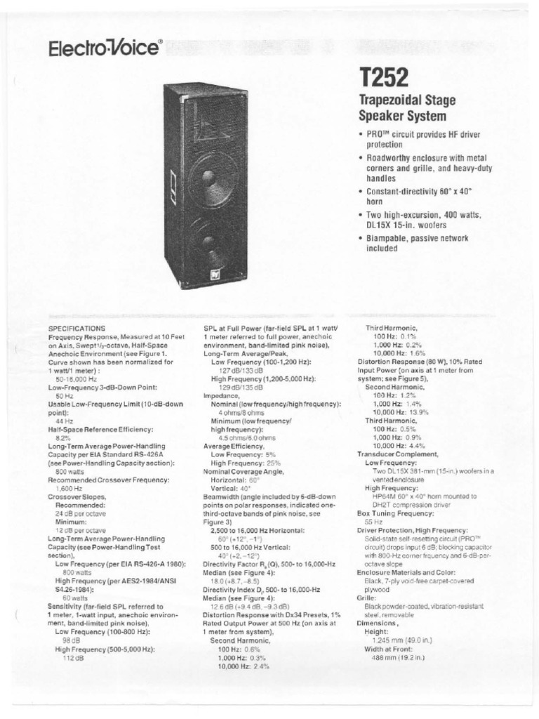 Ev T252 Eds | PDF