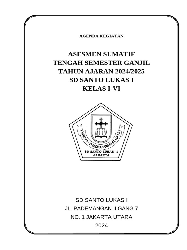 Agenda ATS Ganjil 2024 | PDF