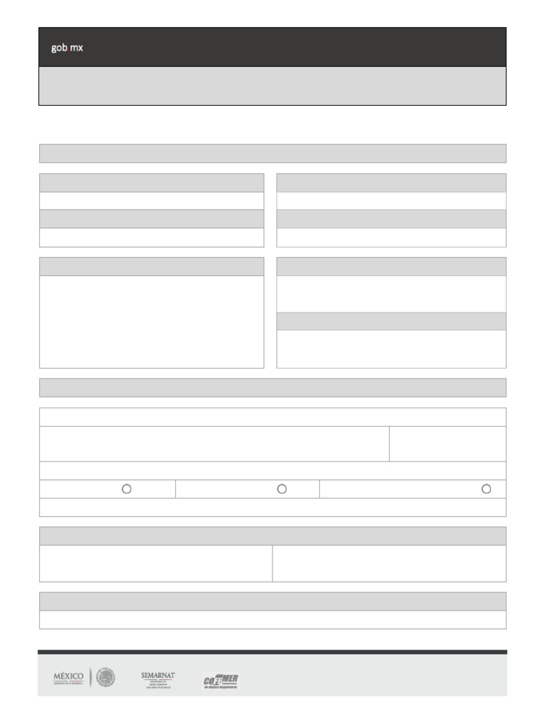 FF-SEMARNAT-047 Licencia de Funcionamiento Act | PDF | Contaminación ...