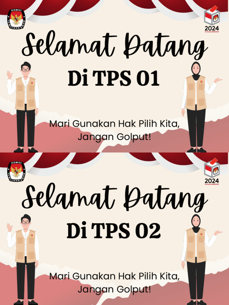 Ayo Pilih di TPS, Jangan Golput! | PDF