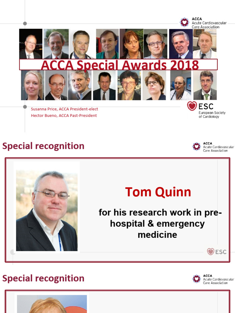 ACCA Special Awards 2018: Susanna Price, ACCA President-Elect Hector Bueno, ACCA Past-President ...