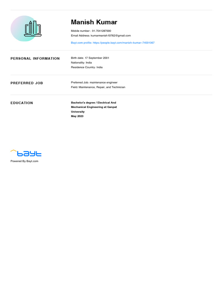 CV83008746 - Manish Kumar - 20250110 - 193716 | PDF