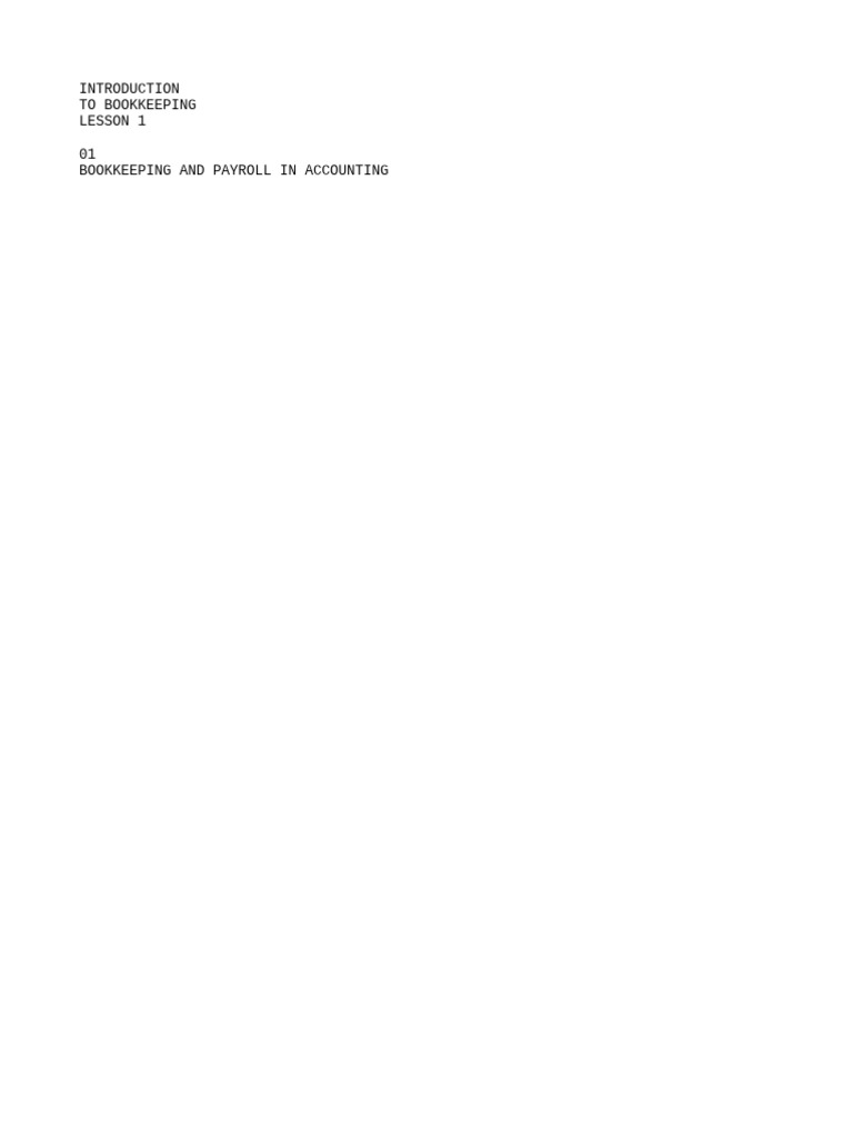 BOOKKEEPING-AND-PAYROLL-IN-ACCOUNTING_LESSON1-3 | PDF | Debits And ... BOOKKEEPING-AND-PAYROLL-IN-ACCOUNTING_LESSON1-3 | PDF | Debits And ...