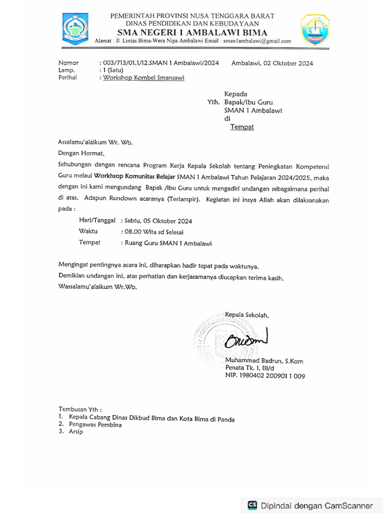 Undangan Workshop | PDF