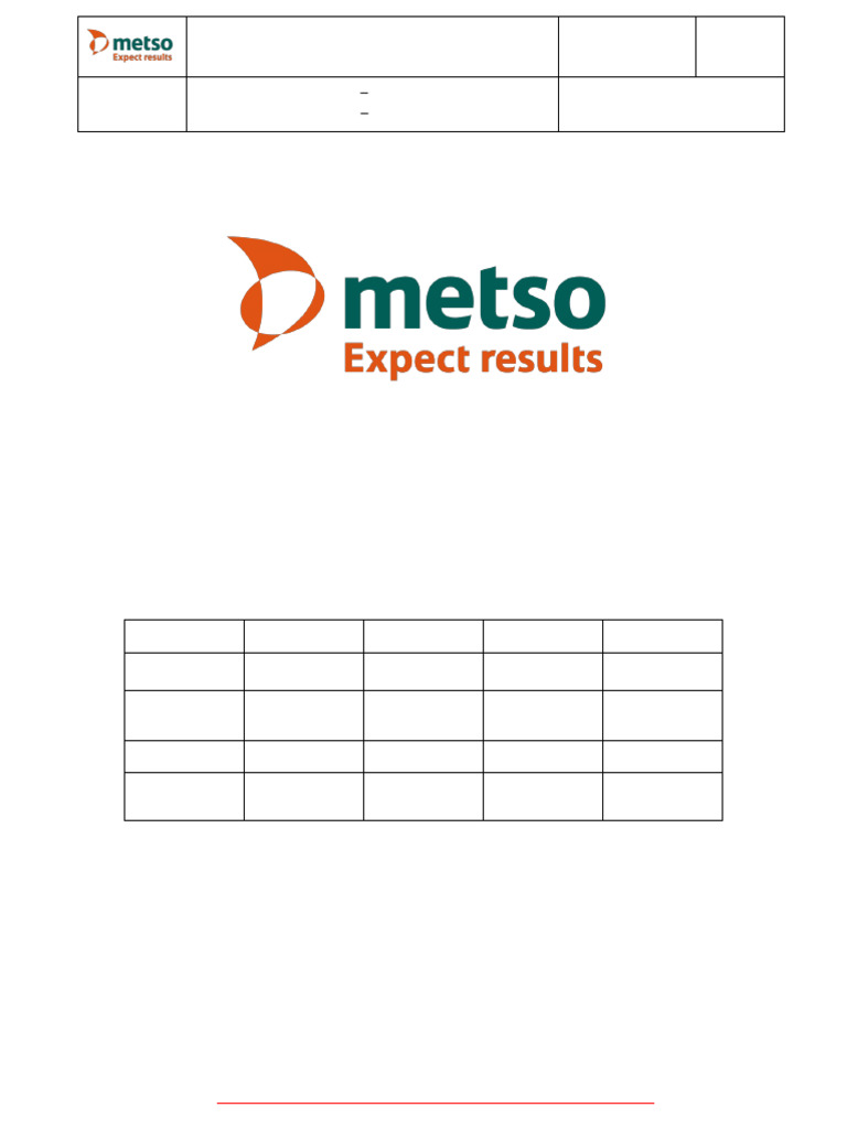 (P-FS-OP-MEL-16) Procedimiento Overhaul Chancador Symons 7ft. MEL Rev03 ...