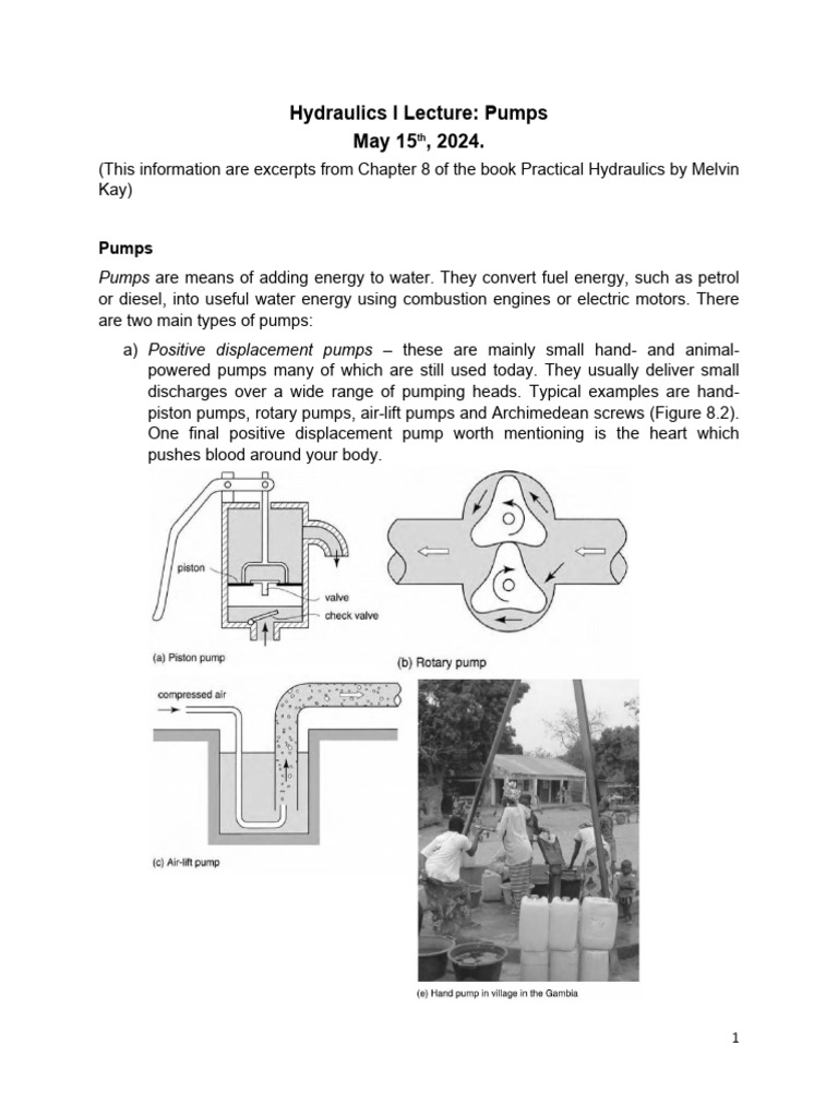Pumps Pdf Pump Gases