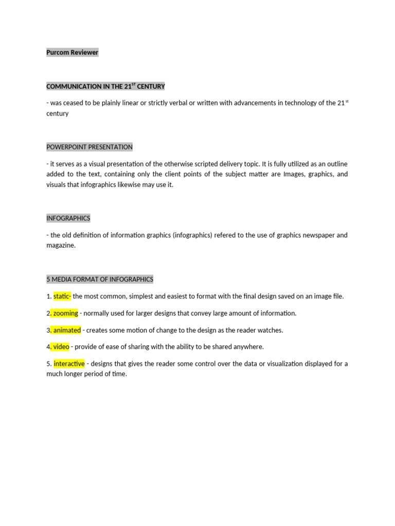 Purcom Reviewer FINALS g4 6 Topics | PDF | Communication | Rhetoric