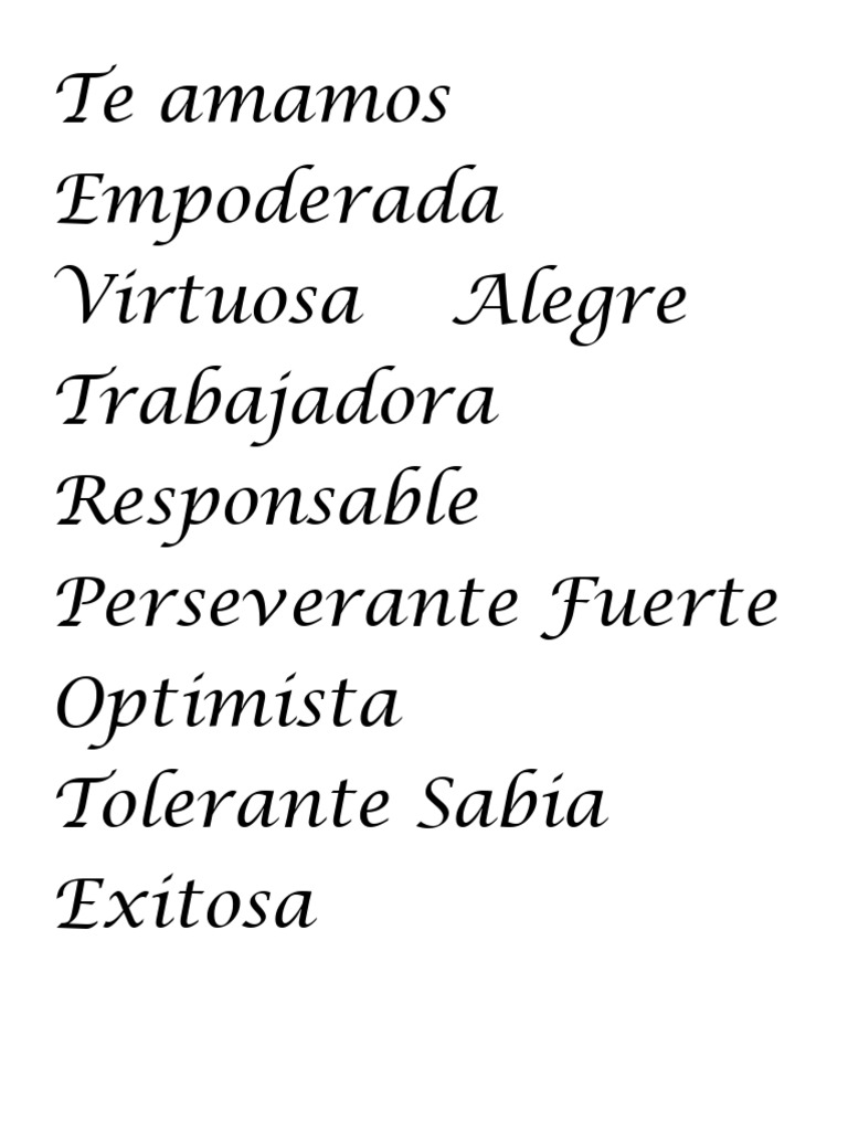 Palabras A Imprimir | PDF