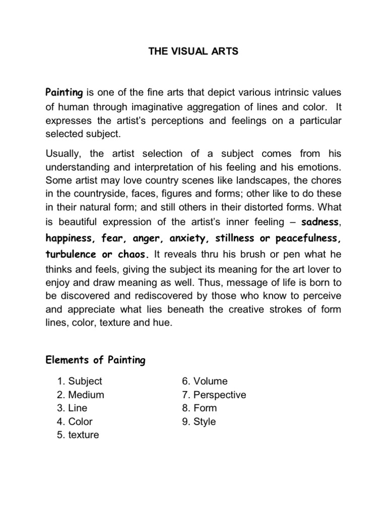 Hum Lec | PDF | Realism (Arts) | Paintings