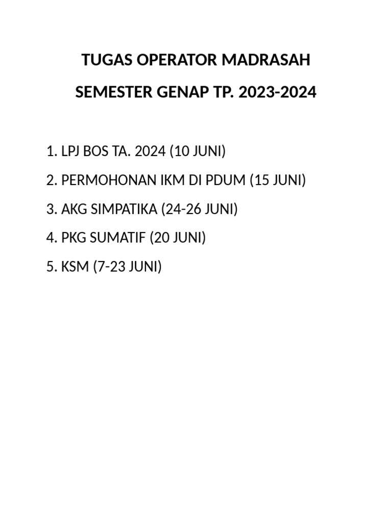 Tugas Operator | PDF