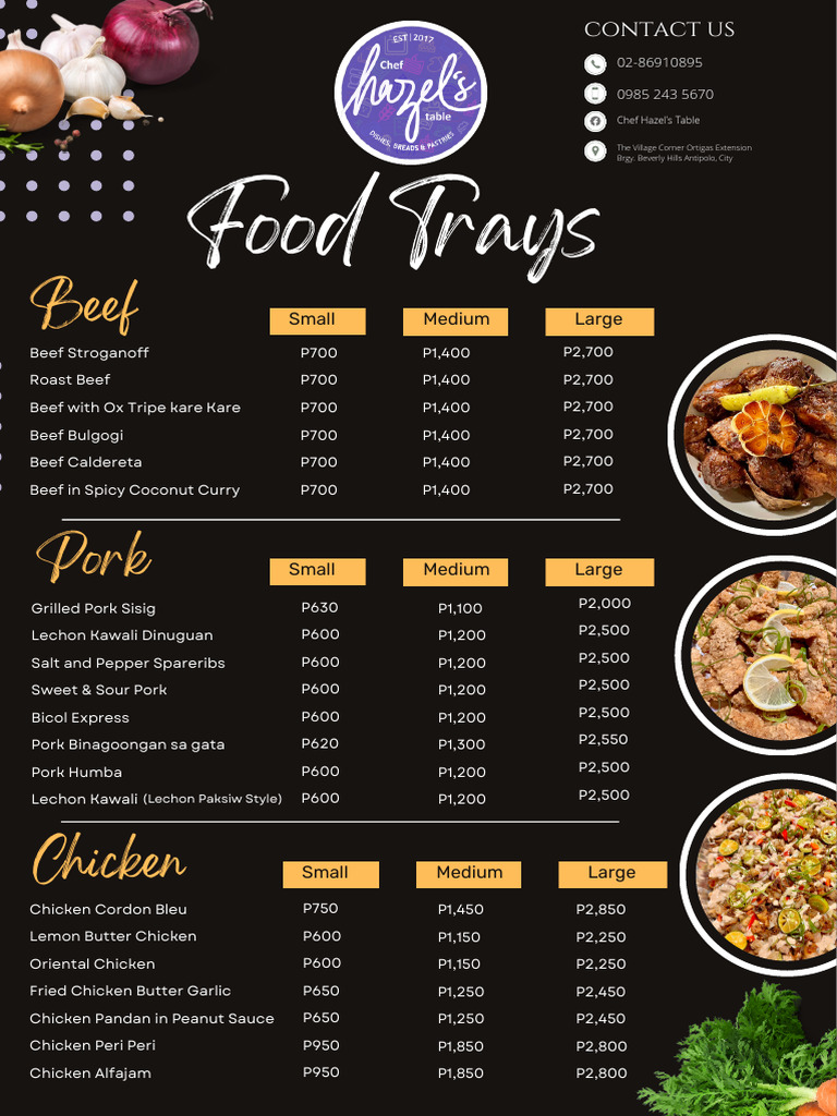 Food Tray | PDF | Cuisine | Asian Cuisine
