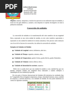Escalera para Conversión de Unidades | PDF | Metrología | Cantidad