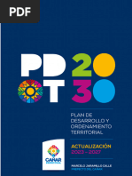 Lineamientos Pdot 2023 2027 v2 | PDF | Planificación | Evaluación