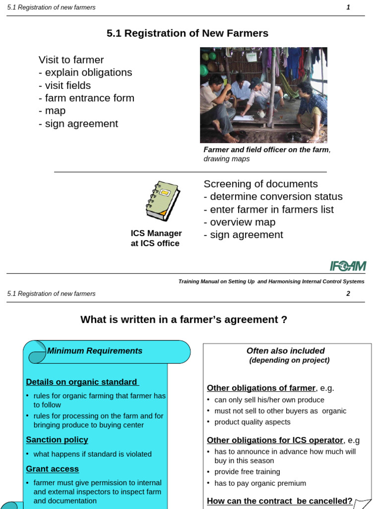 New Farmer Registration Guide | PDF | Agriculture