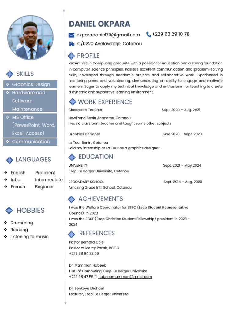 MY NEW CV | PDF | Teachers | Pedagogy