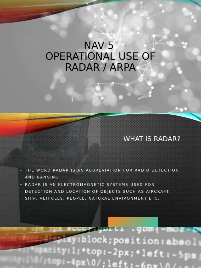 NAV-5-RADAR | PDF | Radar | Antenna (Radio)