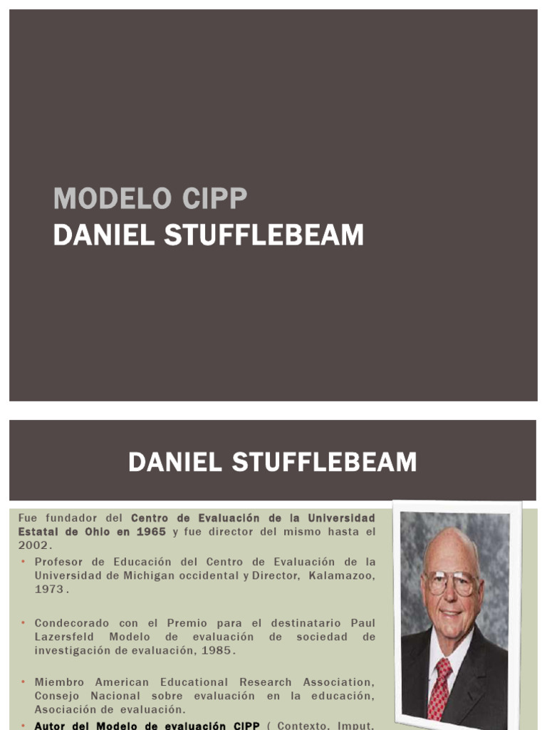 MODELO CIPP PDF | PDF | Evaluación | Planificación