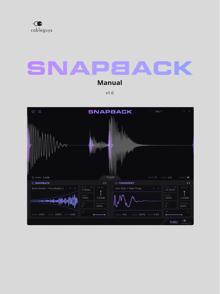 Cableguys Snapback Manual | PDF | Sampling (Signal Processing) | Computing