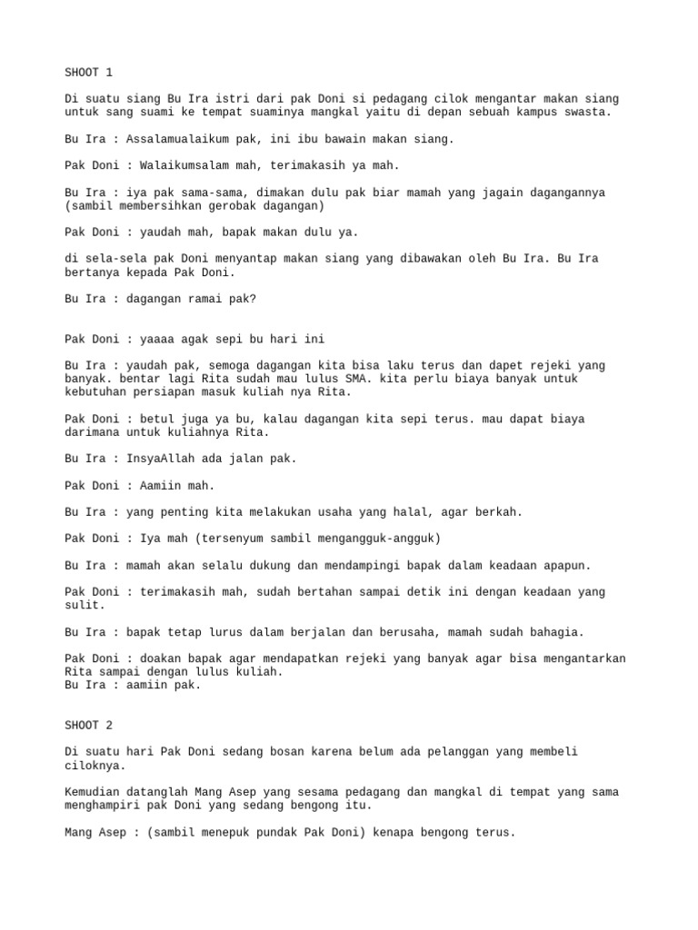 Script My Project | PDF