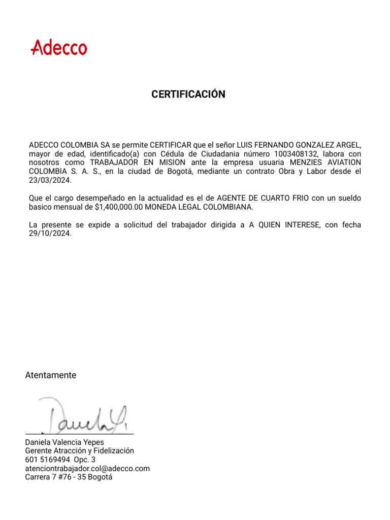 Adecco Online | PDF