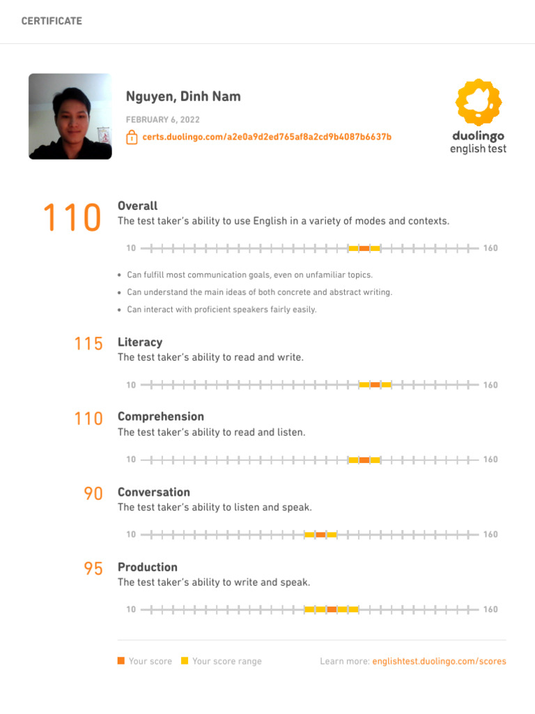 Duolingo English Test | PDF