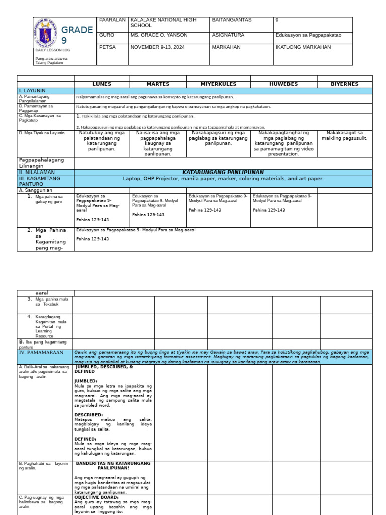 Q3 - G9 - Katarungang Panlipunan | PDF