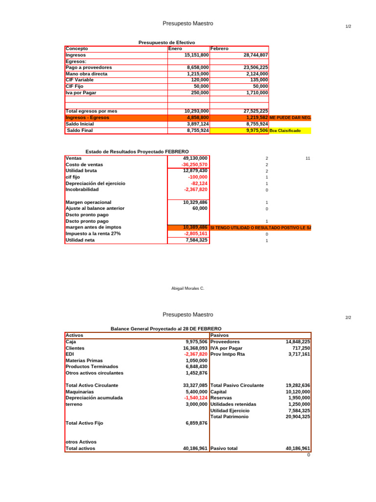 Pauta Sumativa Semana 6 Daniel Roa | PDF | Negocios económicos | Impuestos