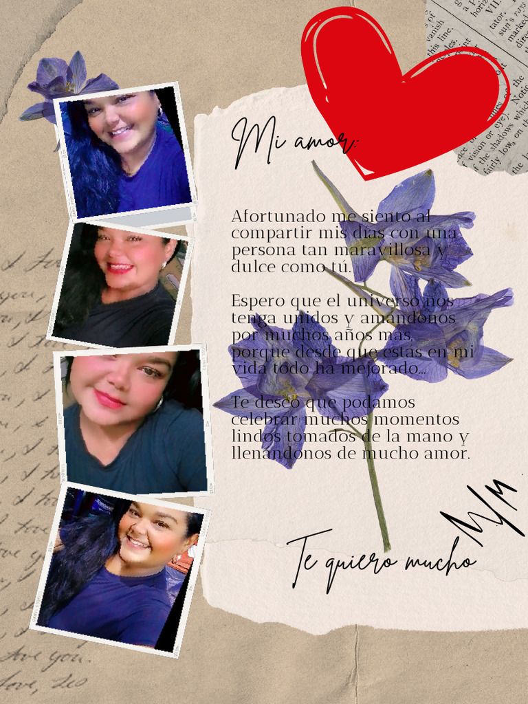 Documento a4 de carta de amor para alguien especial de amor y amistad con f_20240809_144335_0000 ...