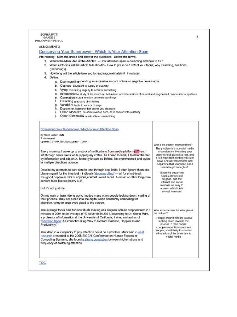 HSE Assignments I Couldnt Turn in 11-21-12 - 4 | PDF